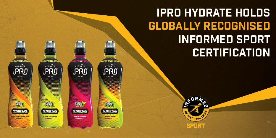 iPRO Hydrate Holds Globally Recognised Informed Sport Certification | Informed Sport